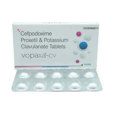 Buy Vopaxa CV 200mg/125mg Tablet Online: View Uses, Side Effects, Price ...