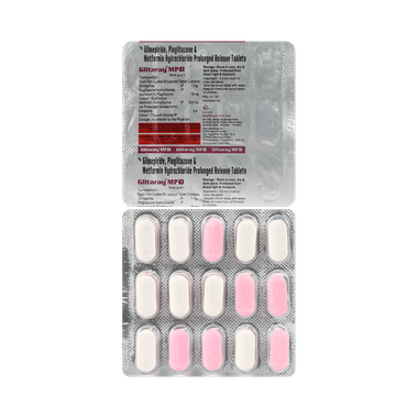 Buy Glitaray MP 1mg/500mg/15mg Tablet PR Online: View Uses, Side ...