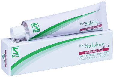 Dr Willmar Schwabe India Topi Sulphur Cream Buy tube of 25.0 gm Cream at best price in India 1mg