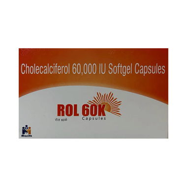 Rol 60K Capsule: View Uses, Side Effects, Price and Substitutes | 1mg