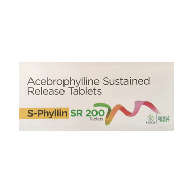 Buy S-Phyllin SR 200 Tablet Online: View Uses, Side Effects, Price ...