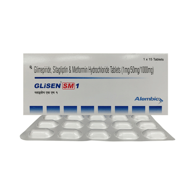Buy Glisen SM 1 Tablet Online: View Uses, Side Effects, Price ...