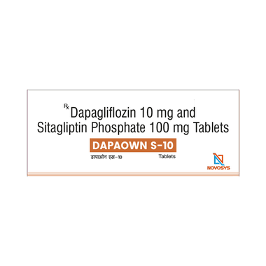 Buy Dapaown S 10 Tablet Online: View Uses, Side Effects, Price ...