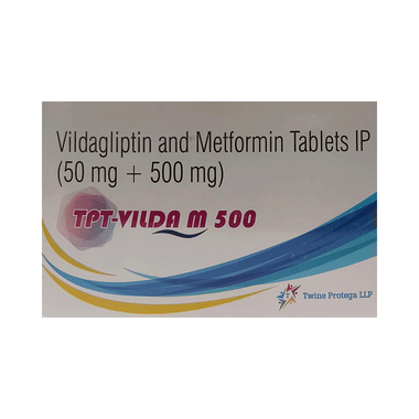 Buy Tpt-Vilda M 500 Tablet Online: View Uses, Side Effects, Price ...