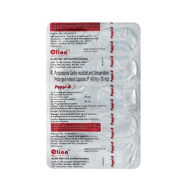 Buy Pappi D 30mg/40mg Capsule Online: View Uses, Side Effects, Price ...