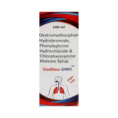 Buy Guditus-DMR Syrup Sugar Free Online: View Uses, Side Effects, Price ...