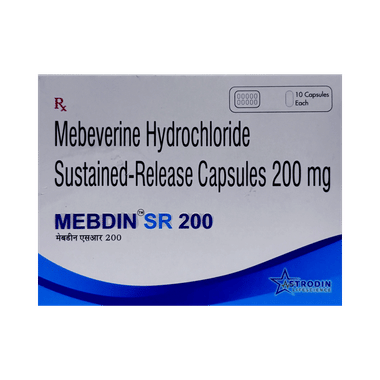 Buy Mebdin SR 200 Capsule Online: View Uses, Side Effects, Price ...
