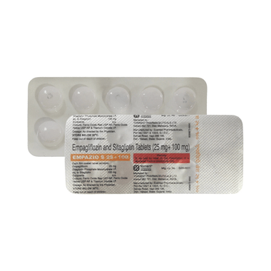Buy Empazio S 25+100 Tablet Online: View Uses, Side Effects, Price ...