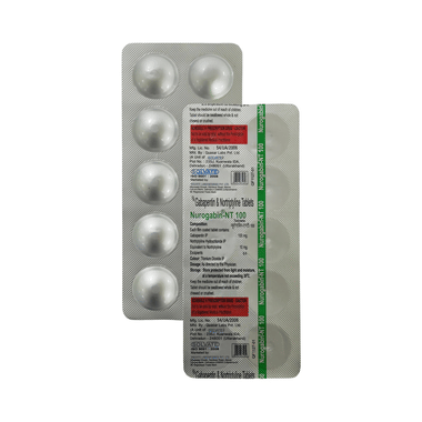Buy NUROGABIN NT 100mg/10mg Tablet Online: View Uses, Side Effects ...
