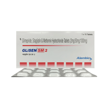 Buy Glisen SM 2 Tablet Online: View Uses, Side Effects, Price ...