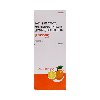 Buy Gushout 200 Oral Solution Orange Online: View Uses, Side Effects ...
