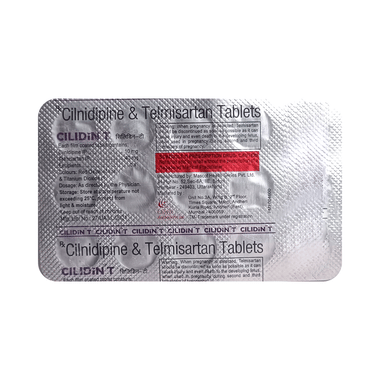 Cilidin T 10mg/40mg Tablet: View Uses, Side Effects, Price and ...