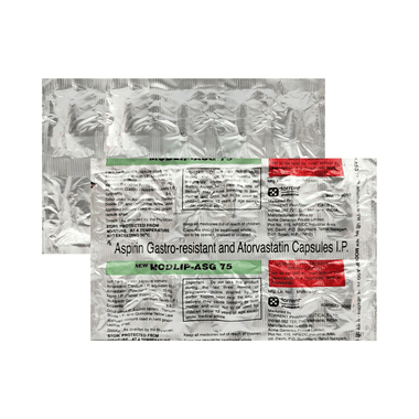 New Modlip-Asg 75 Capsule: View Uses, Side Effects, Price and ...