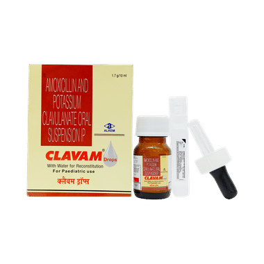 Clavam Oral Drops: View Uses, Side Effects, Price and Substitutes | 1mg