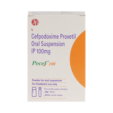 Buy Pecef 100 Powder For Oral Suspension Online: View Uses, Side ...
