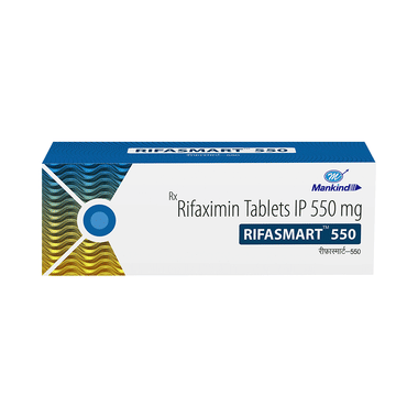 Rifasmart 550 Tablet: View Uses, Side Effects, Price and Substitutes | 1mg