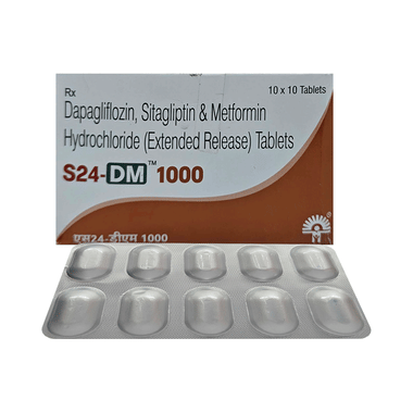 Buy S24-DM 10mg/1000mg/100mg Tablet Online: View Uses, Side Effects ...