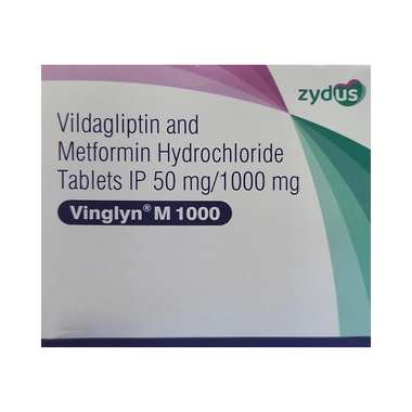 Buy Vinglyn M 1000 Tablet Online: View Uses, Side Effects, Price ...