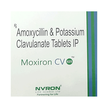 Buy Moxiron CV 625 Tablet Online: View Uses, Side Effects, Price ...