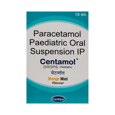 Buy Centamol Drop (Paediatric) Mango Mint Online: View Uses, Side ...