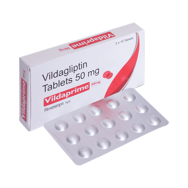 Buy Vildaprime 50mg Tablet Online: View Uses, Side Effects, Price ...