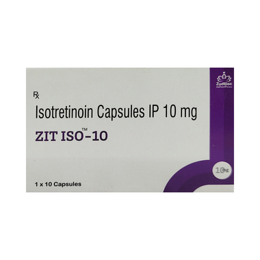 Buy Zit Iso 10 Capsule Online: View Uses, Side Effects, Price ...