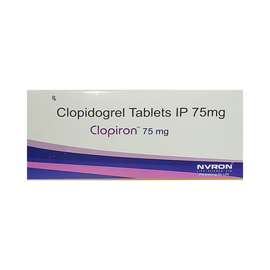 Buy Clopiron 75 Tablet Online: View Uses, Side Effects, Price ...