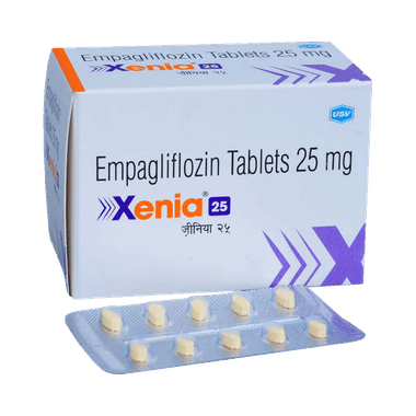 Xenia 25 Tablet: View Uses, Side Effects, Price and Substitutes | 1mg
