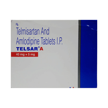 Telsar A Tablet: View Uses, Side Effects, Price and Substitutes | 1mg