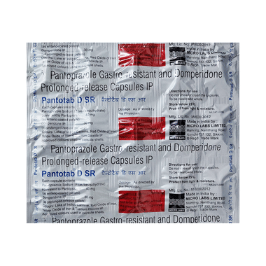 Buy Pantotab D SR Capsule Online: View Uses, Side Effects, Price ...