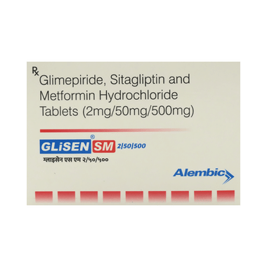 Buy Glisen SM 2/50/500 Tablet Online: View Uses, Side Effects, Price ...
