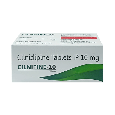 Buy Cilnifine 10 Tablet Online: View Uses, Side Effects, Price ...