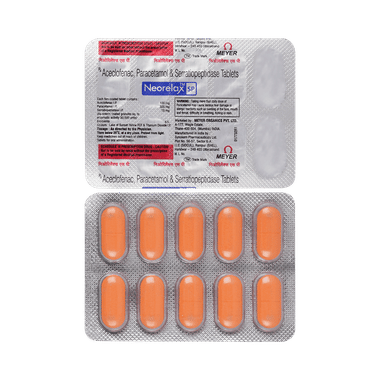 Neorelax SP Tablet: View Uses, Side Effects, Price and Substitutes | 1mg
