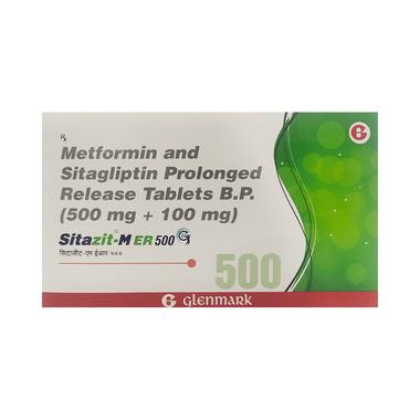 Buy SitaRA-M 100/500 Tablet ER Online: View Uses, Side Effects, Price ...