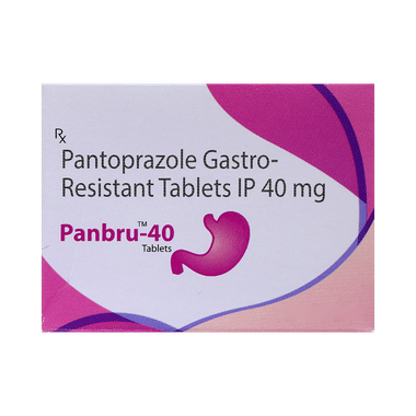 Buy Panbru 40 Tablet Online: View Uses, Side Effects, Price ...