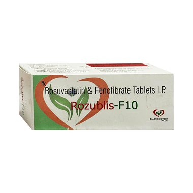 Buy Rozubis-F10 Tablet Online: View Uses, Side Effects, Price ...