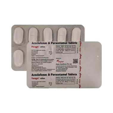 Twagic 100 mg/325 mg Tablet: View Uses, Side Effects, Price and ...