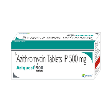 Buy Aziquest 500 Tablet Online: View Uses, Side Effects, Price ...