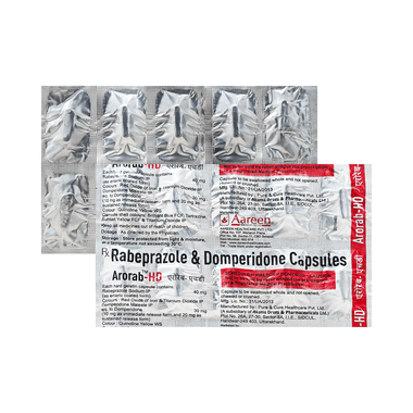 Arorab HD 30mg/40mg Capsule SR: View Uses, Side Effects, Price and ...