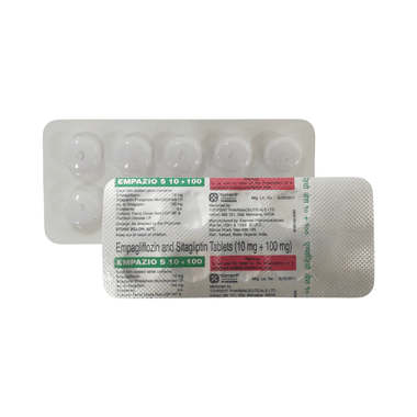 Buy Empazio S 10+100 Tablet Online: View Uses, Side Effects, Price ...