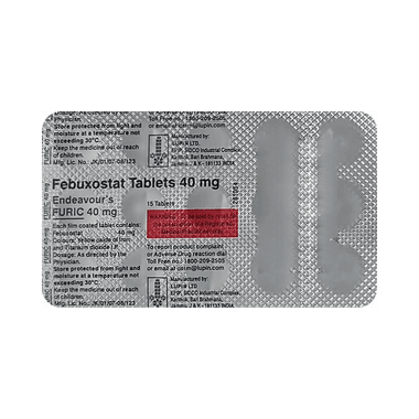 Endeavours Furic 40mg Tablet: View Uses, Side Effects, Price and ...