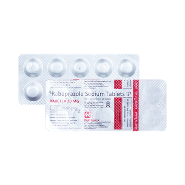 Buy Rabetex 20mg Tablet Online: View Uses, Side Effects, Price ...