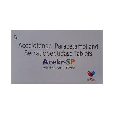 Acekr-SP Tablet: View Uses, Side Effects, Price and Substitutes | 1mg