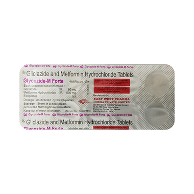 Buy Glycozide M Forte Tablet Online: View Uses, Side Effects, Price ...
