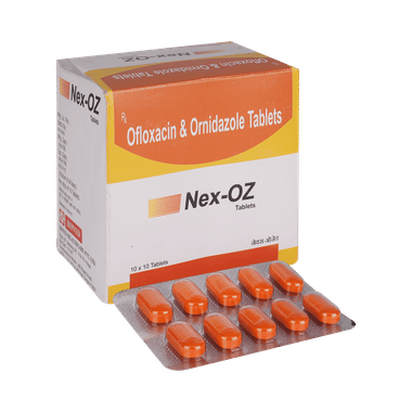 Nex Oz 200mg/500mg Tablet: View Uses, Side Effects, Price and ...