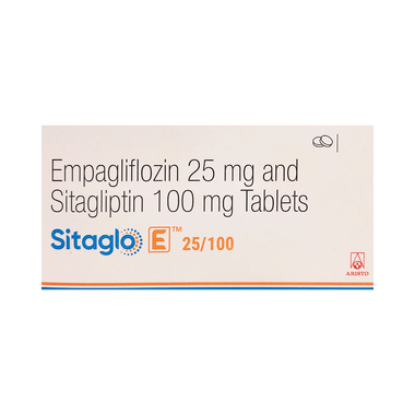 Buy Sitaglo E 25/100 Tablet Online: View Uses, Side Effects, Price ...