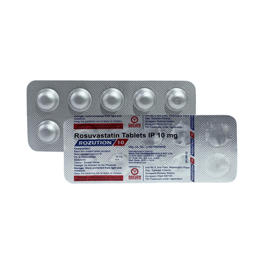 Rozution 10mg Tablet: View Uses, Side Effects, Price and Substitutes | 1mg