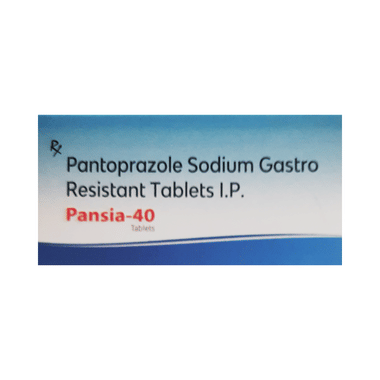 Buy Pansia 40 Tablet Online: View Uses, Side Effects, Price ...