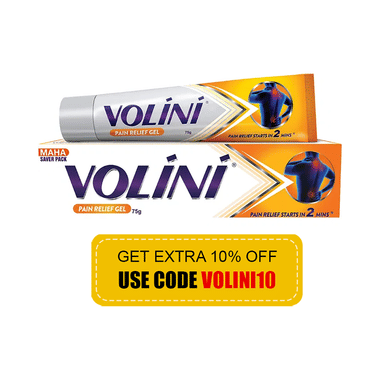 Combo Pack of Volini Pain Relief Gel for Muscle, Joint & Knee Pain ...