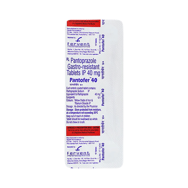 Buy Pantofer 40 Tablet Online: View Uses, Side Effects, Price ...